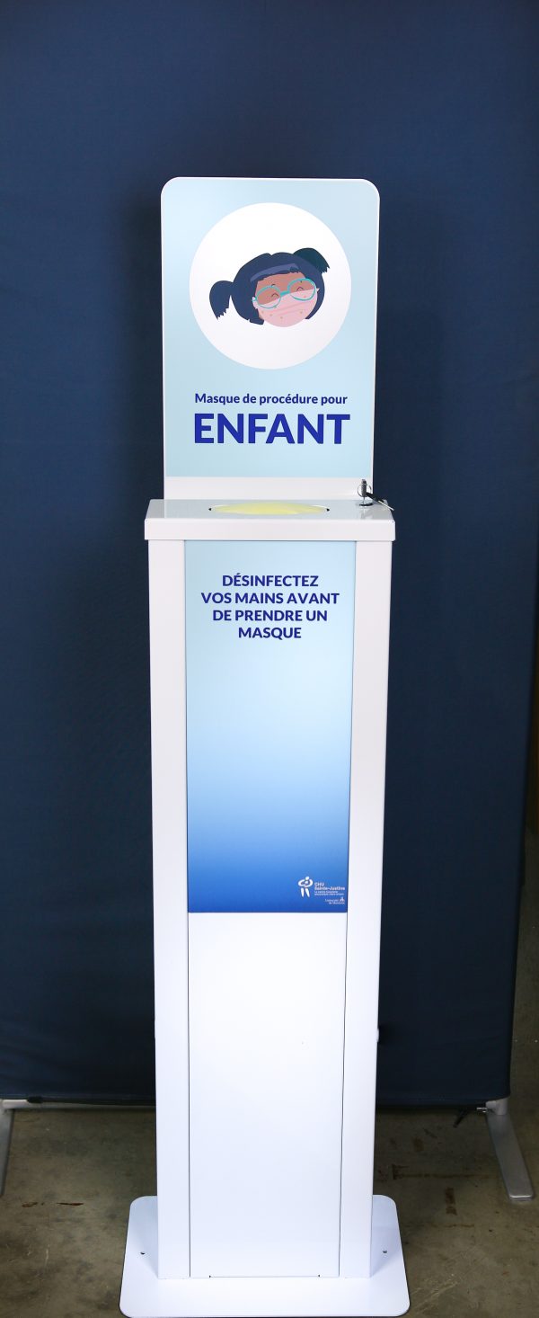 Face mask dispenser 500 capacity - Area machines